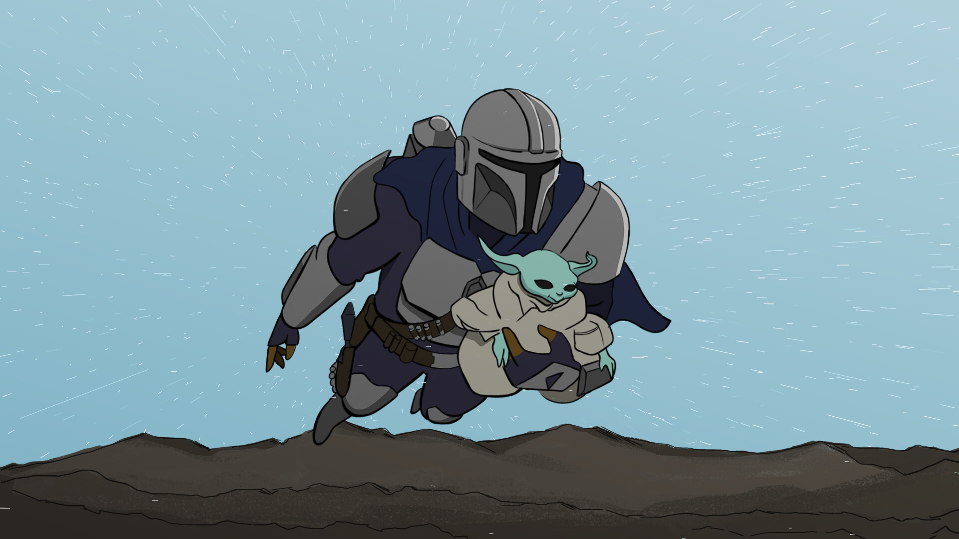 ArtStation - Mando & Grogu