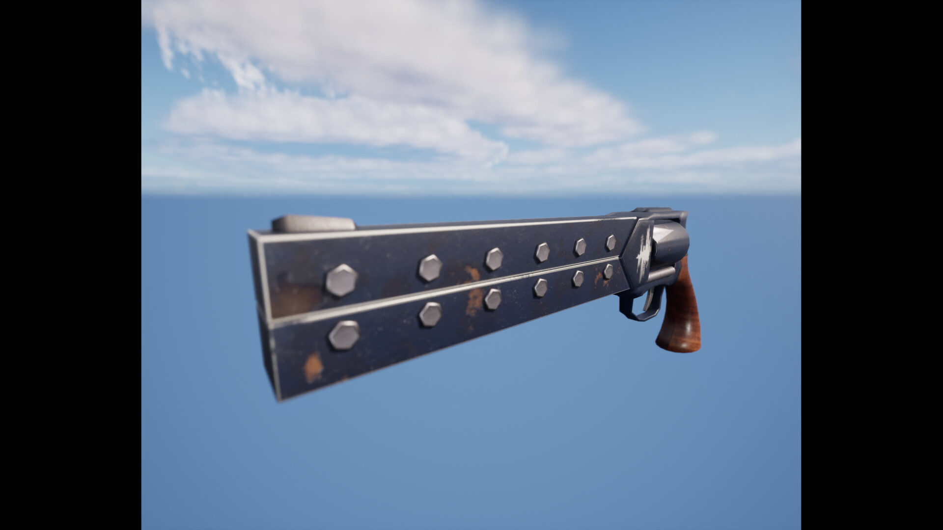 ArtStation - Futuristic revolver