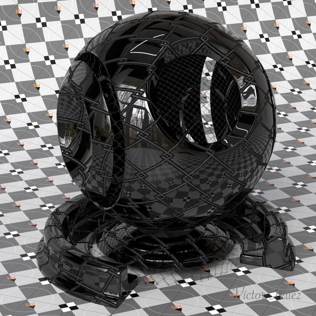 ArtStation - Metal Mesh Textures