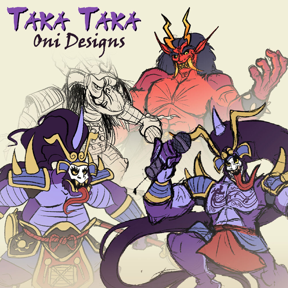 ArtStation - Taka Taka: Oni Designs