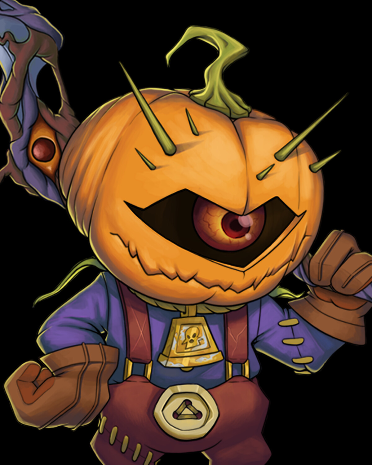 ArtStation - CUCURBITS: Evil Pumpkin Killer Design