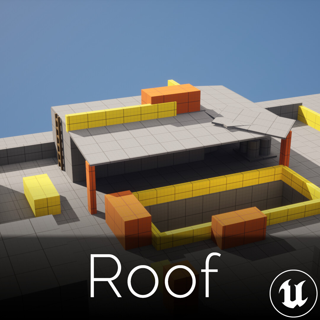 ArtStation - Roof v2| Blockout