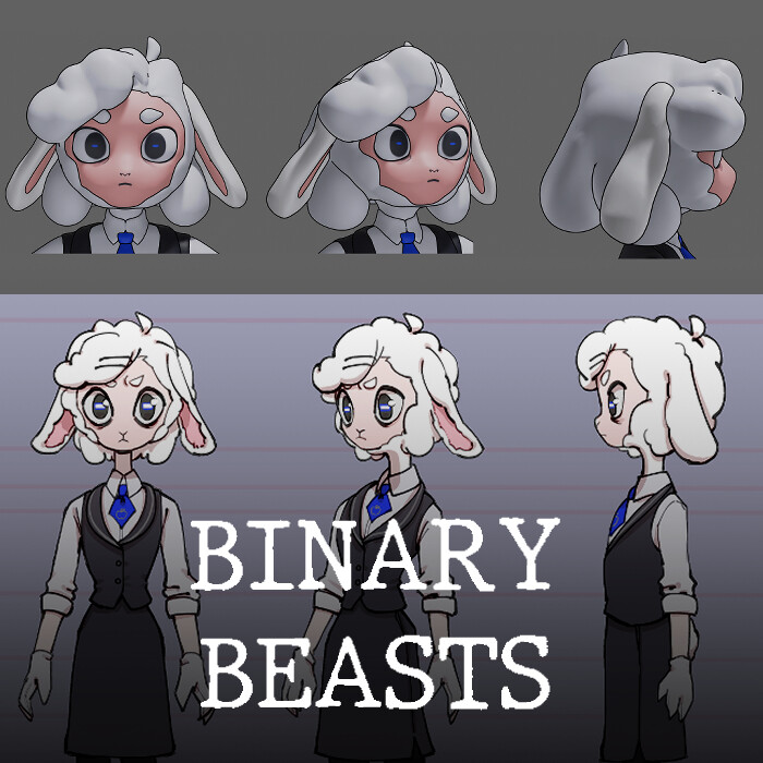 ArtStation - Binary Beasts (Character Design)