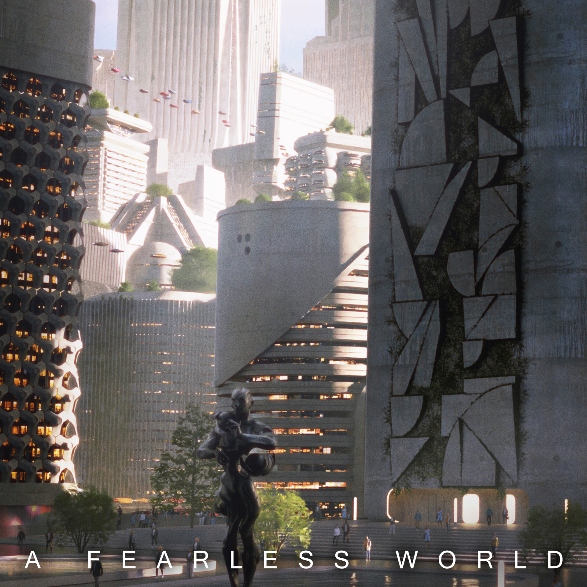 ArtStation - A Fearless World - Blue Sky Concept Art 004