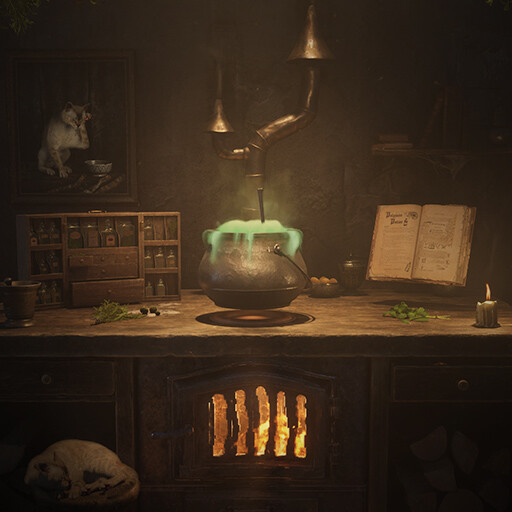 ArtStation - Potions room