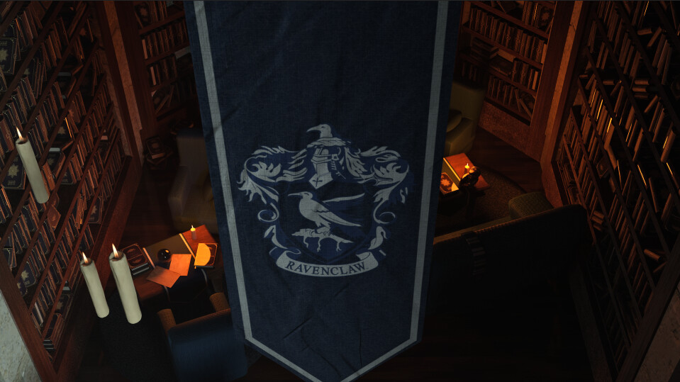 ArtStation - Ravenclaw Library - 3D