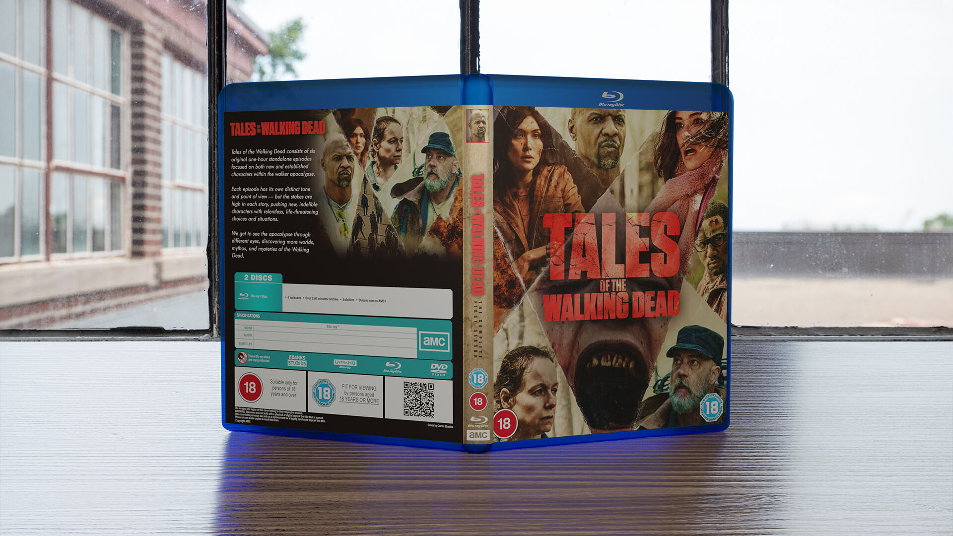 ArtStation - Tales of the Walking Dead Custom Blu-ray Cover