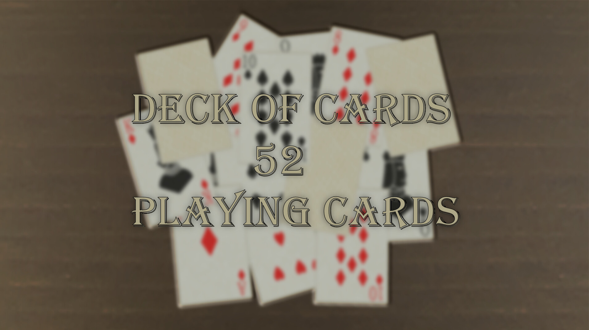 ArtStation - Deck of 52 playing cards