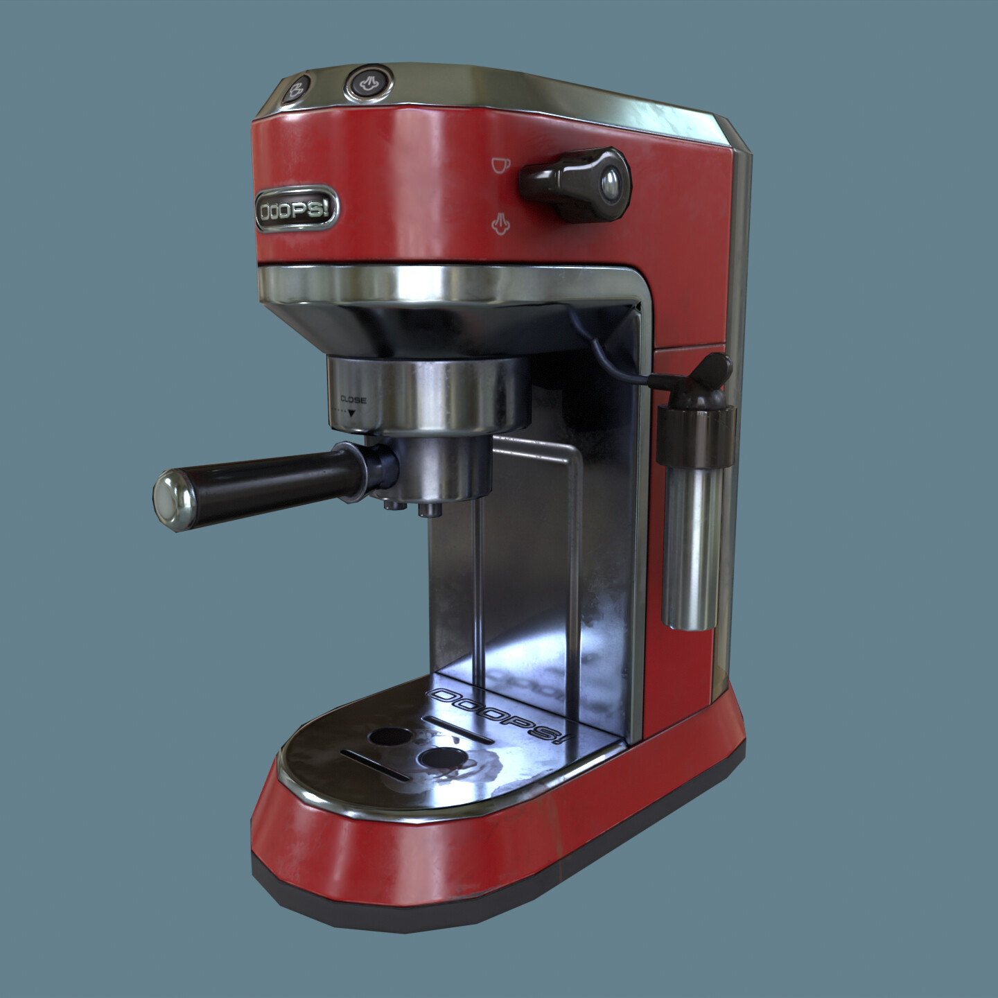 ArtStation - Red Coffee Machine