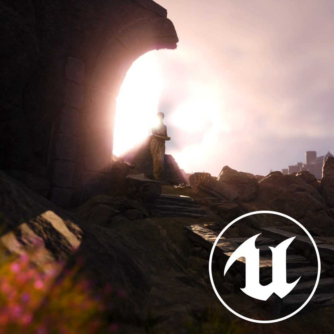 ArtStation - Forgotten Altar (Open world landscape fantasy environment)