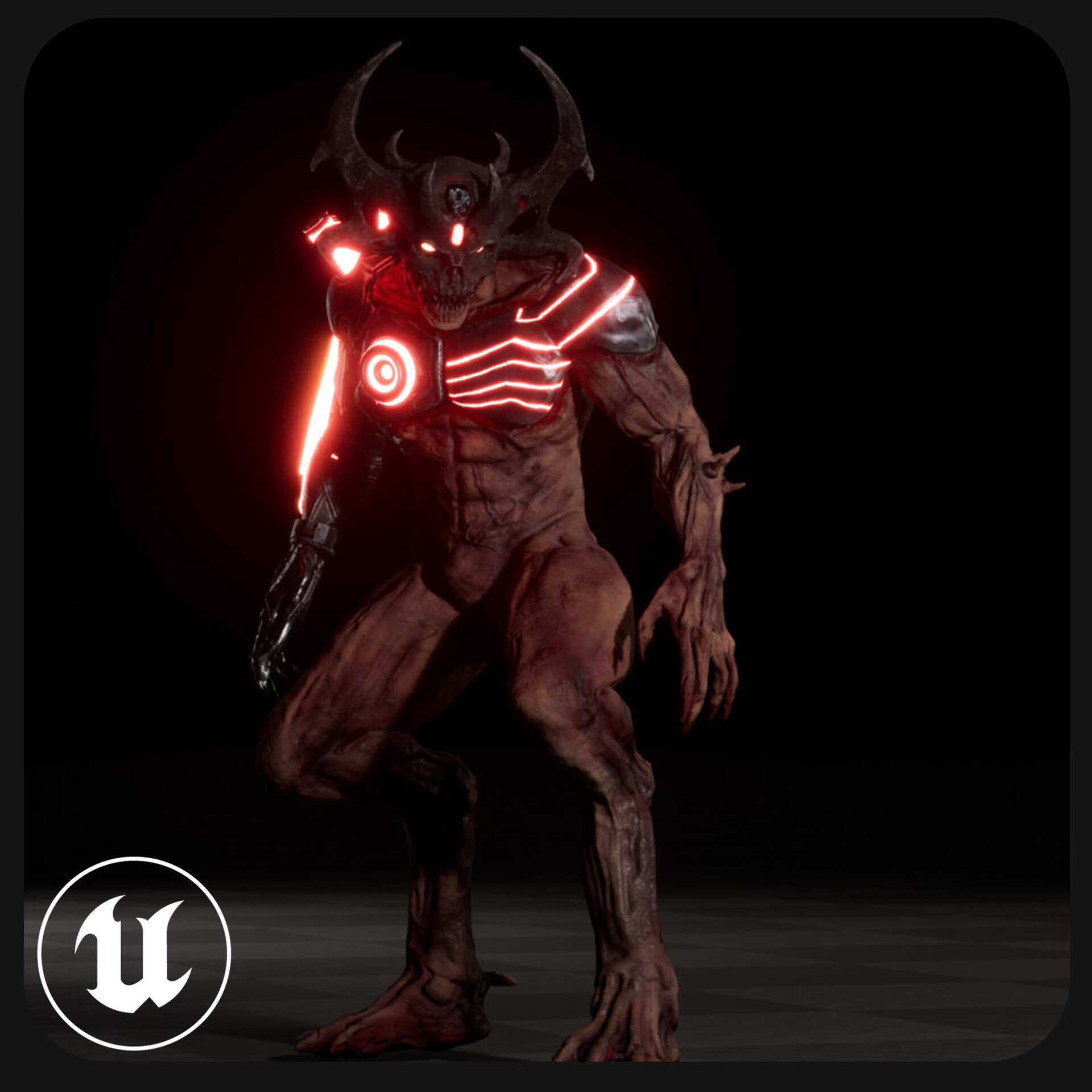 ArtStation - Hell Scourge, Cyber-Demon