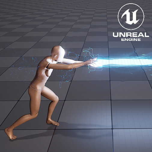 ArtStation - UE5 Niagara - Laser Beam