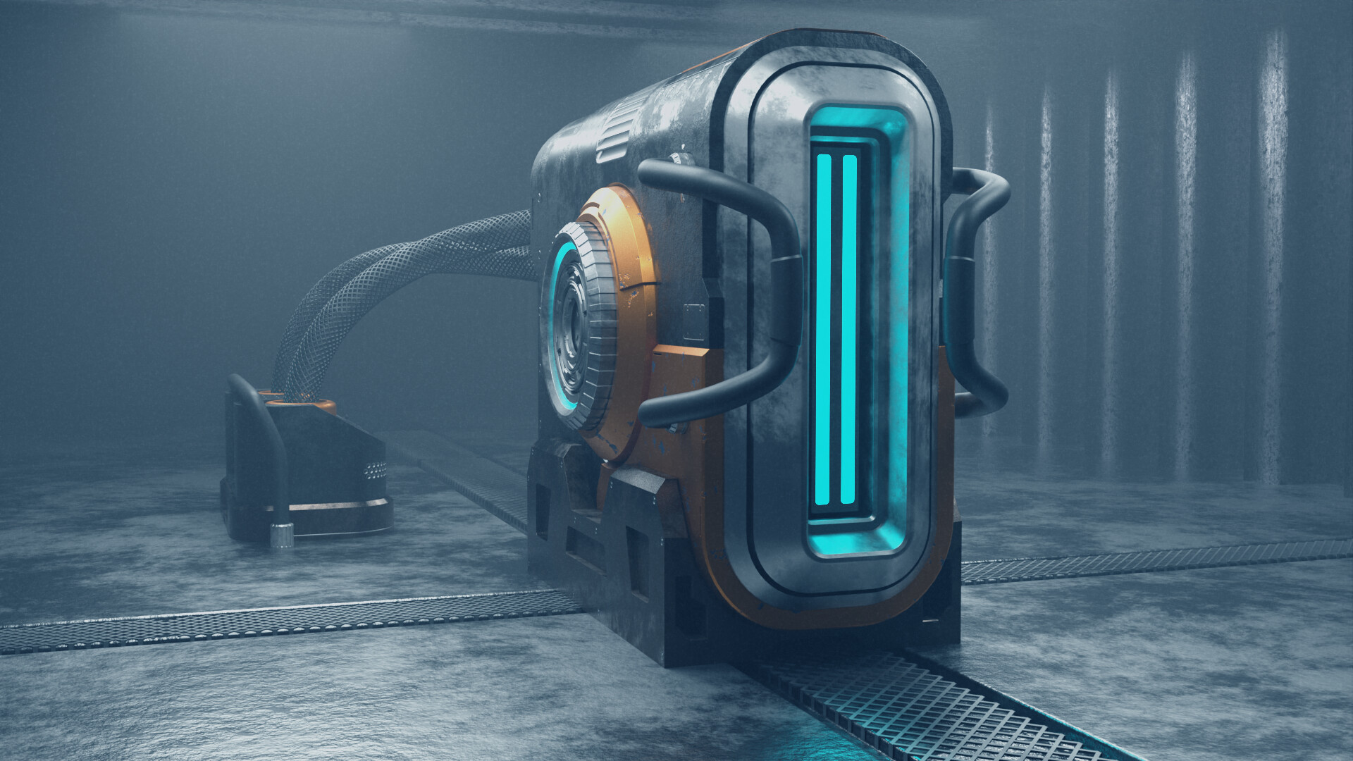 ArtStation - Sci-Fi Energy plant