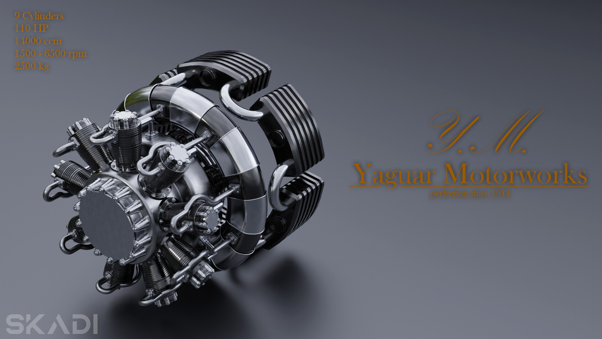 ArtStation - Radial Engine Concept Artwork