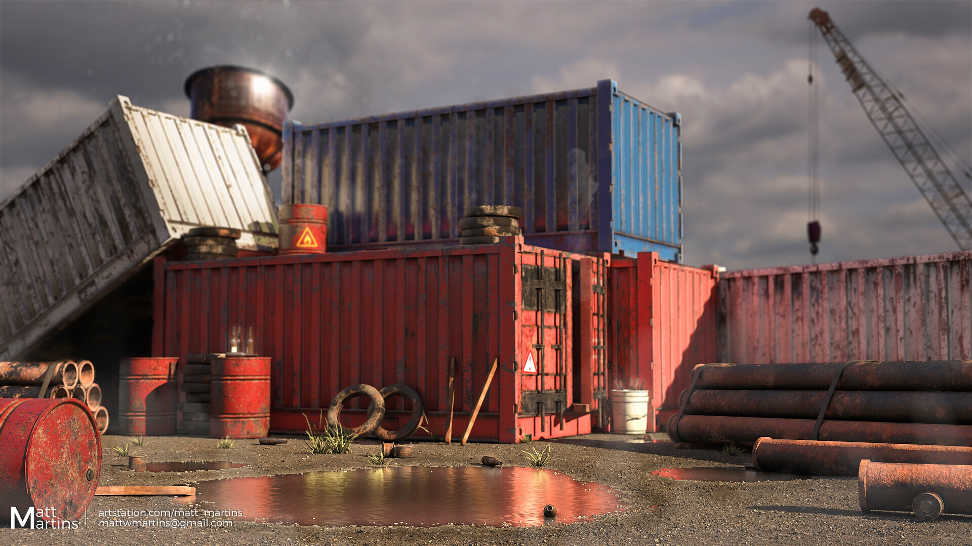 ArtStation - Container Fortress