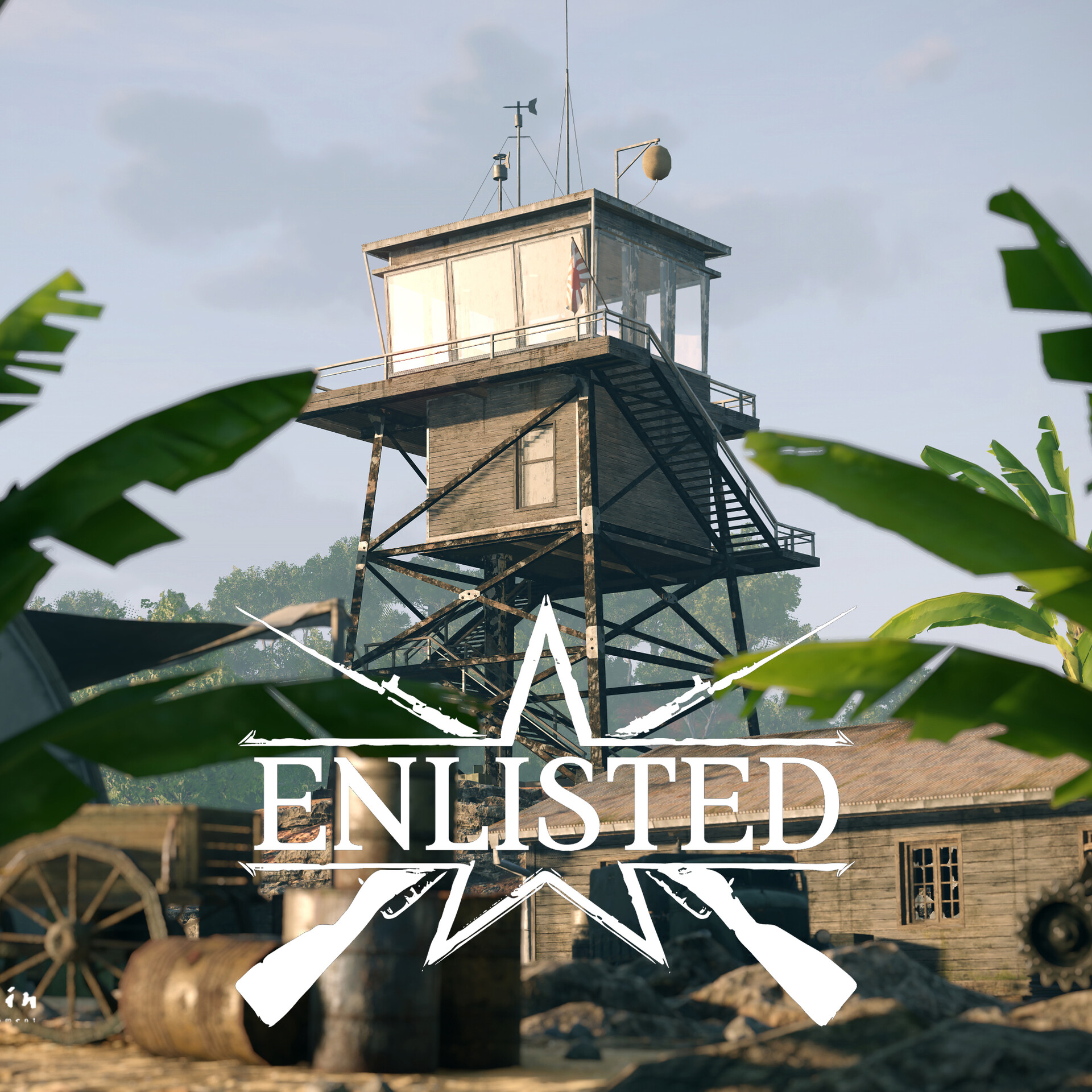 ArtStation - Enlisted: Pacific War "Gavutu" location - level art