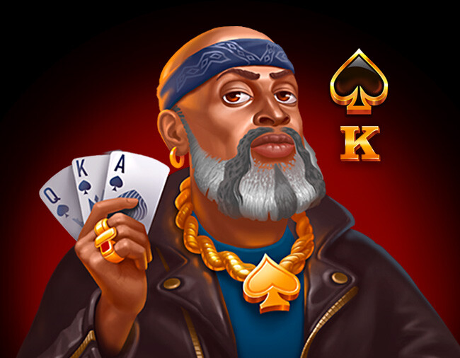 ArtStation - Characters and UI for the game "Spades»