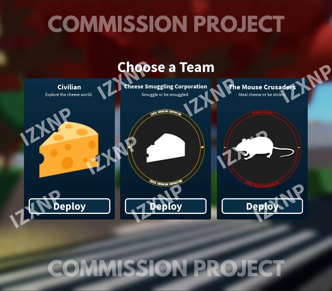 ArtStation - Roblox GUI | Commission for TheCheeseSmuggler