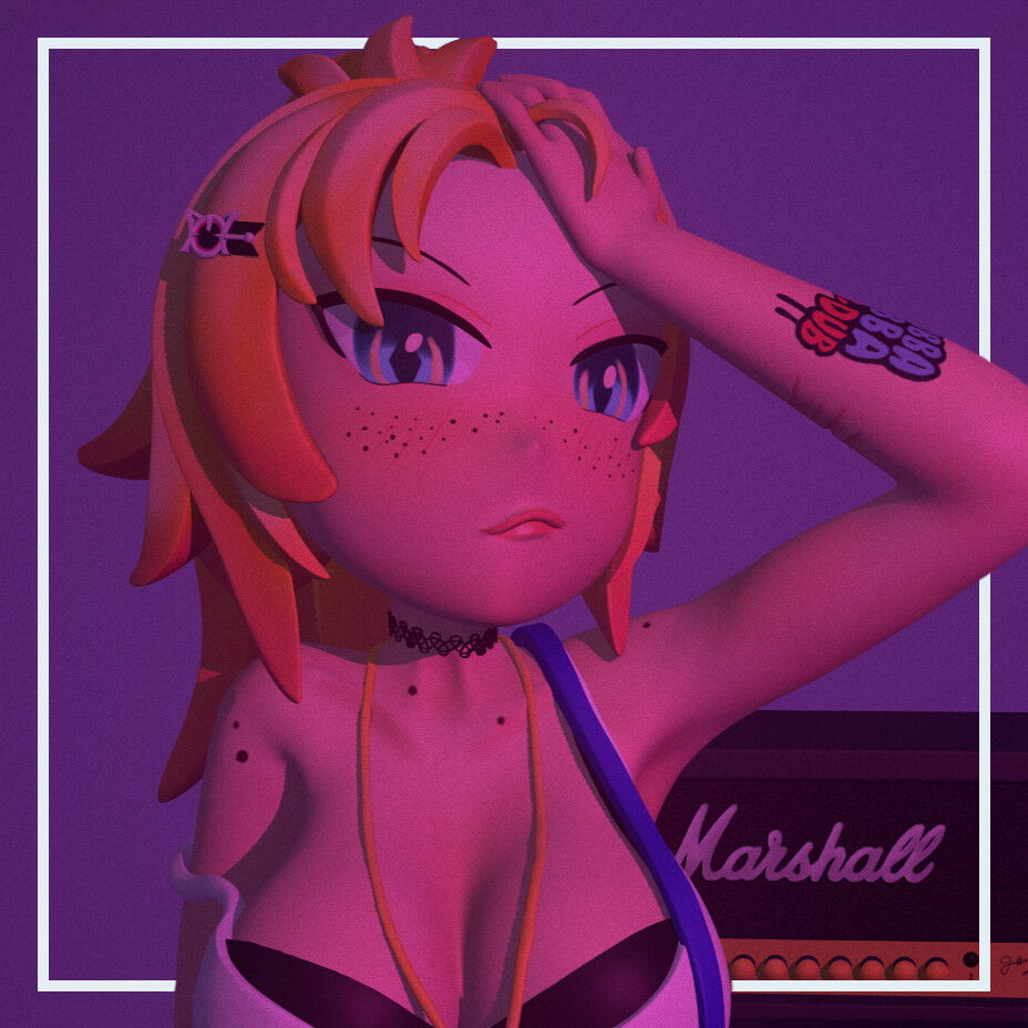 ArtStation - VTuber 3D Model