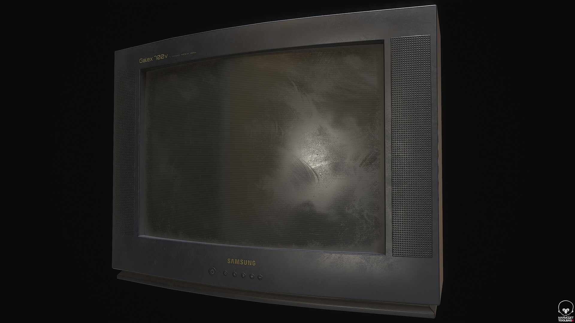 ArtStation - Old TV of Samsung