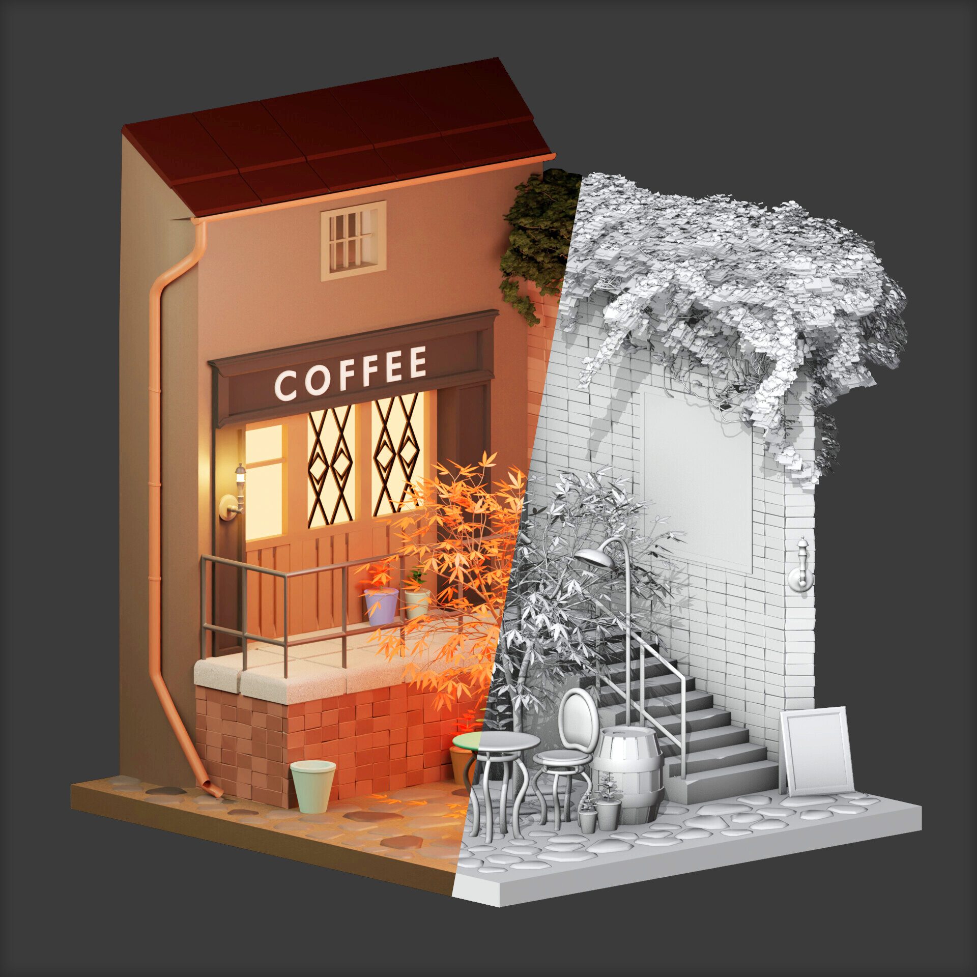 ArtStation - Coffee Shop