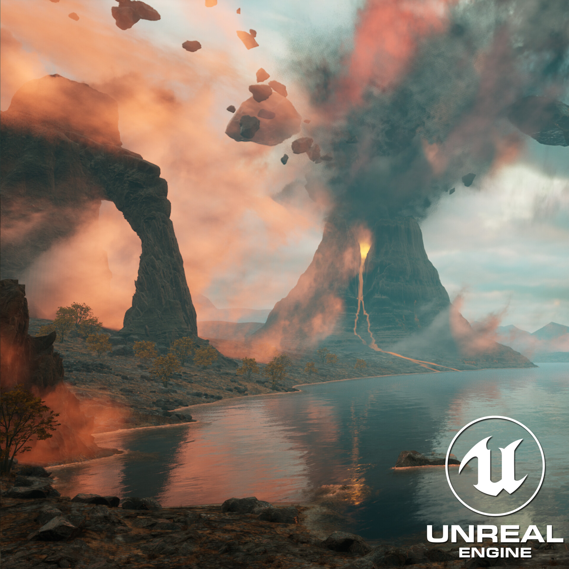 ArtStation - UE5: Volcanic Clouds