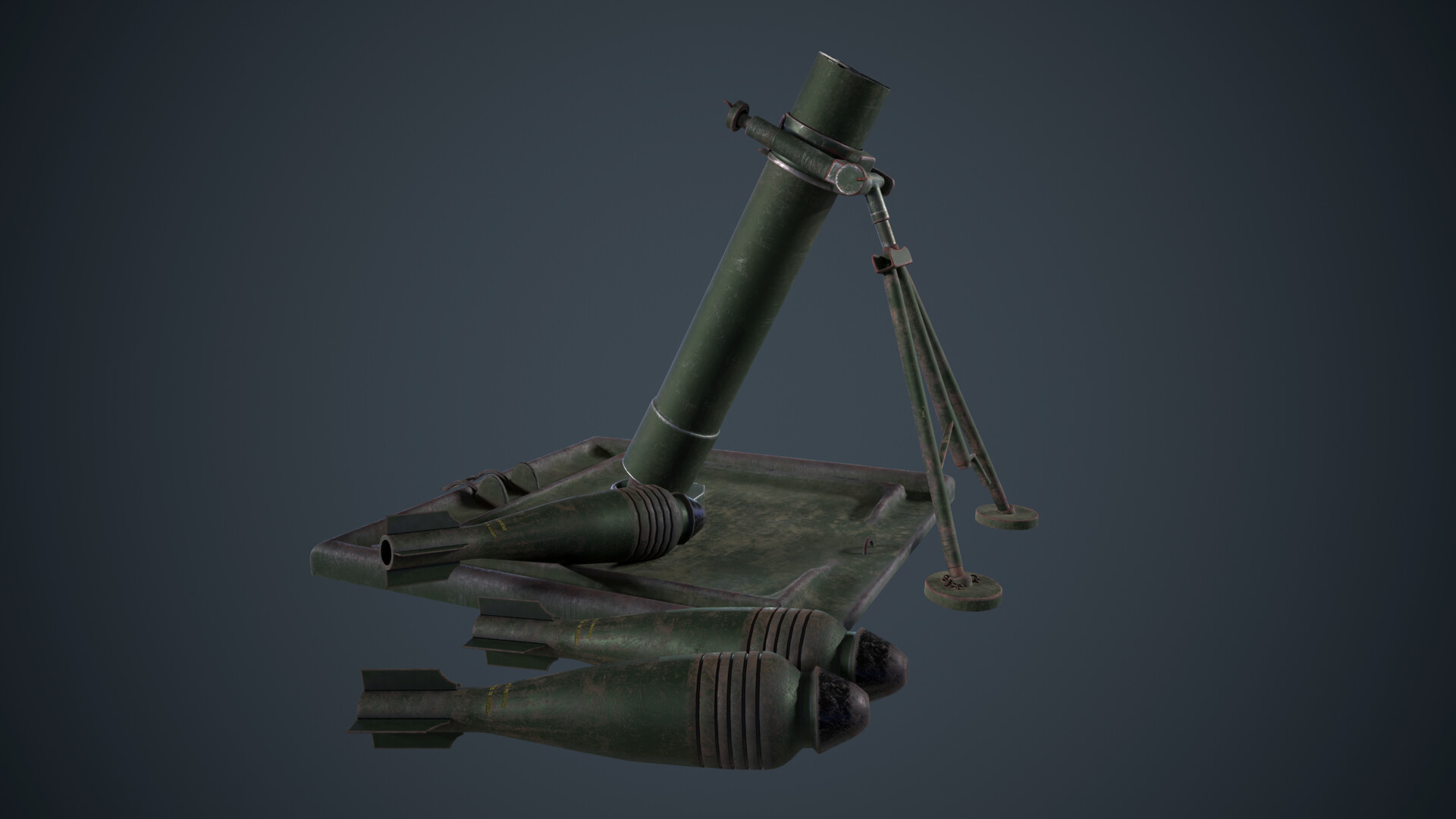ArtStation - M2 Mortar(World War 2)