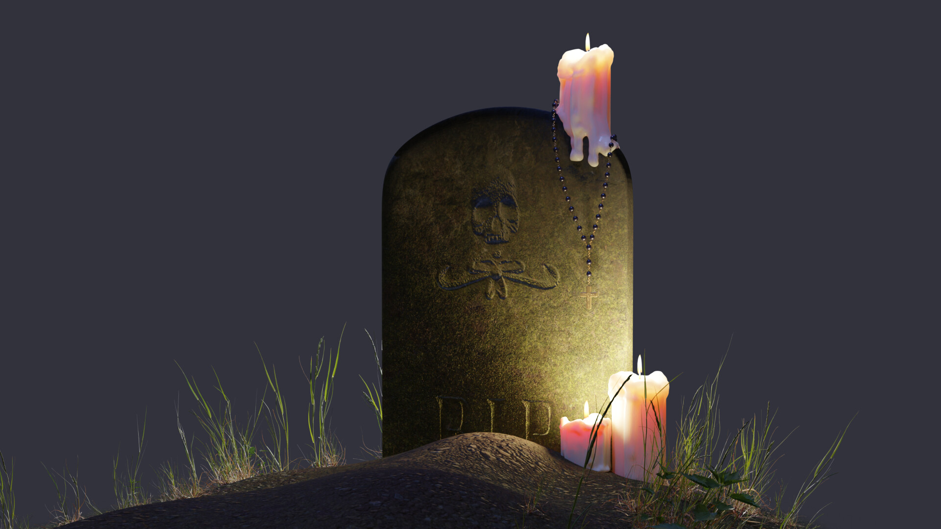 ArtStation - Grave scene