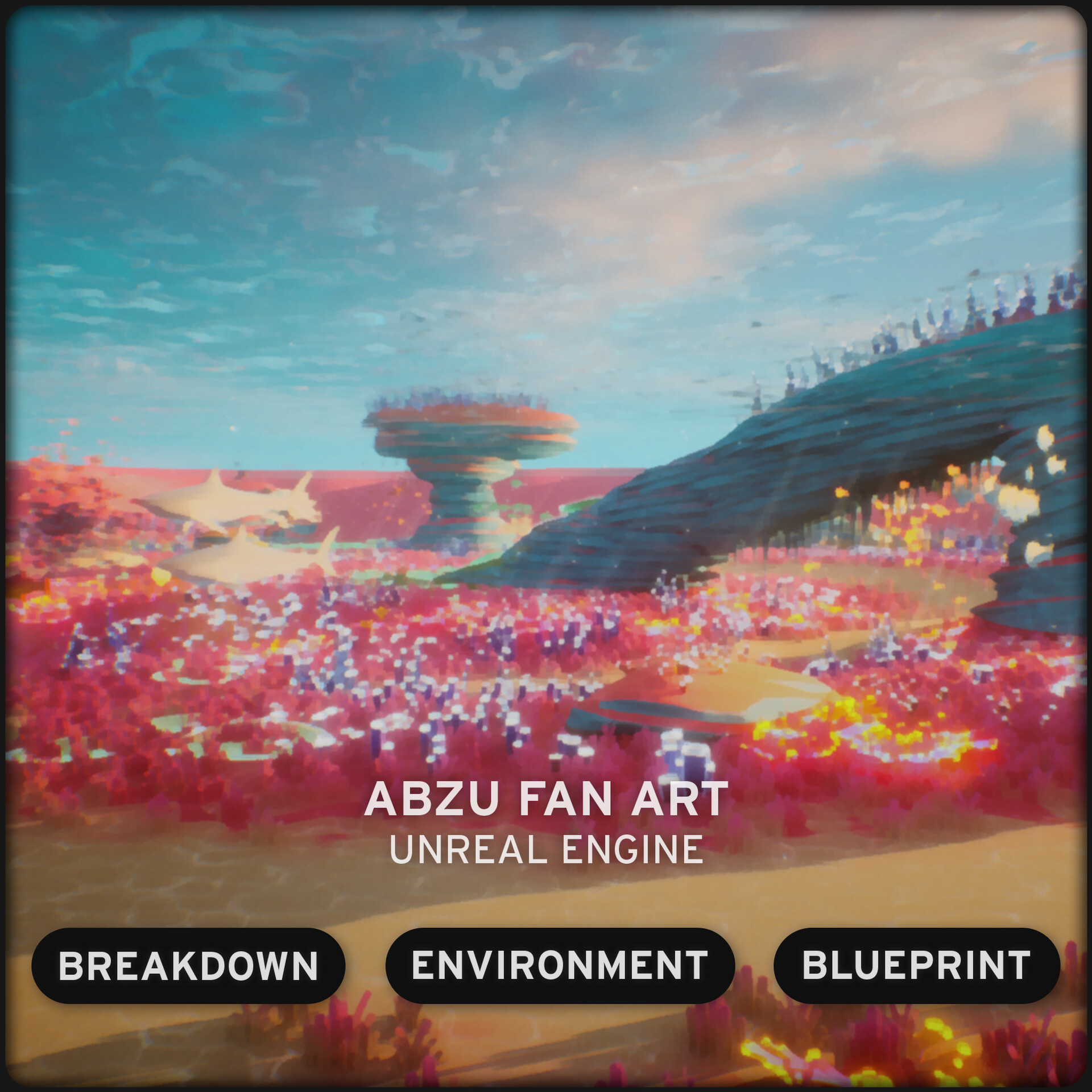 ArtStation - Abzu Fan Art - Reel Breakdown