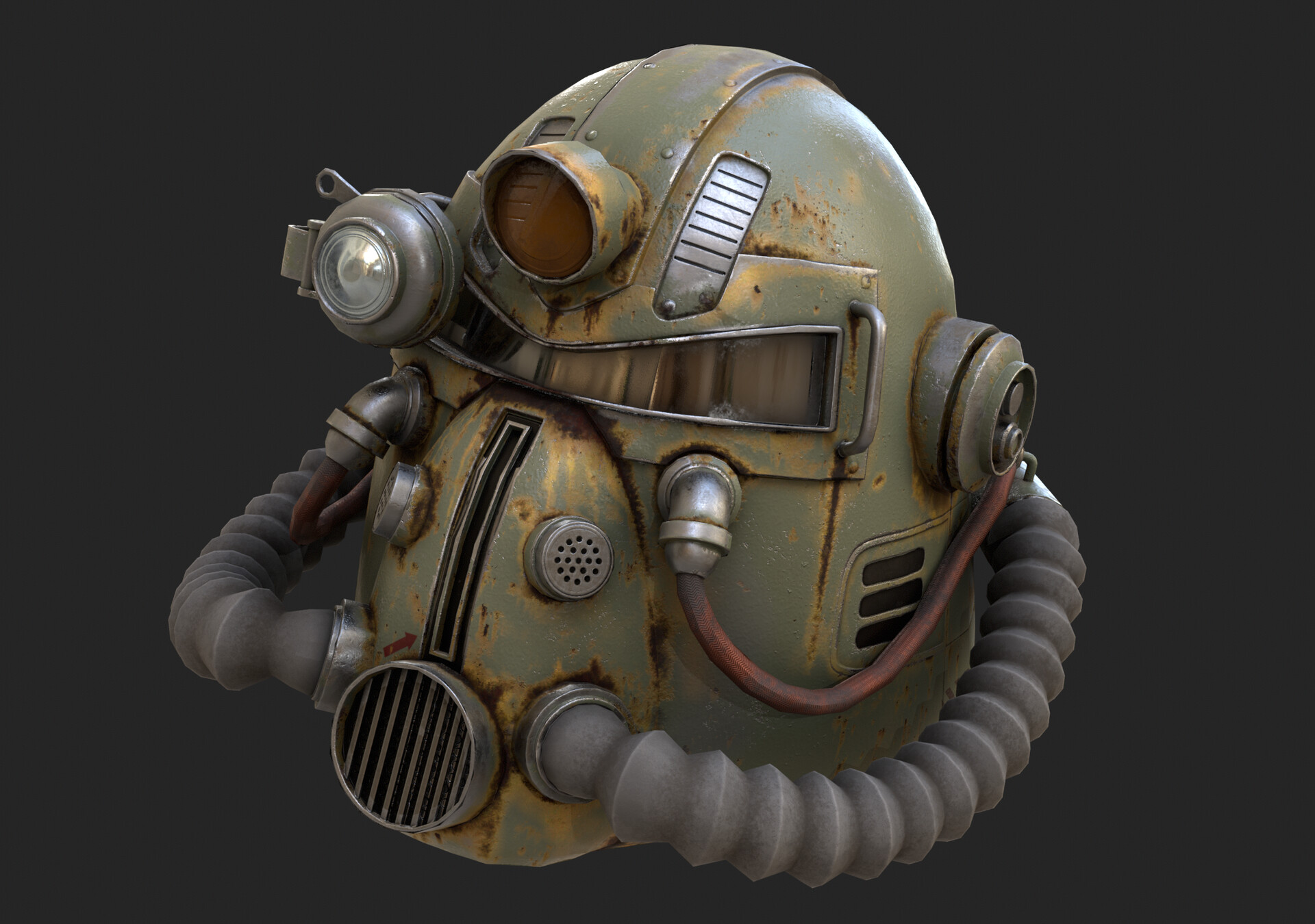 ArtStation - Fallout Helmet