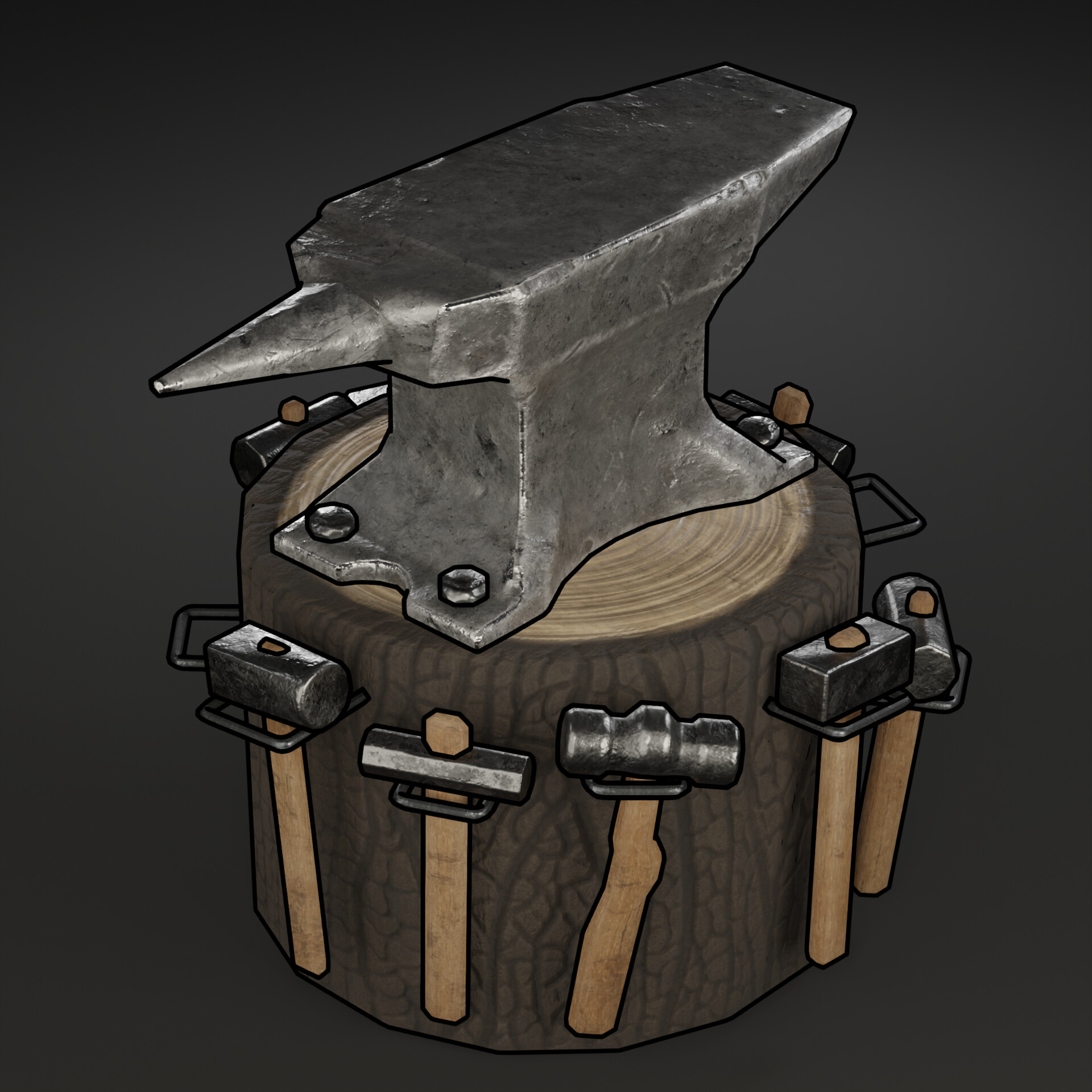 ArtStation - Medieval Anvil