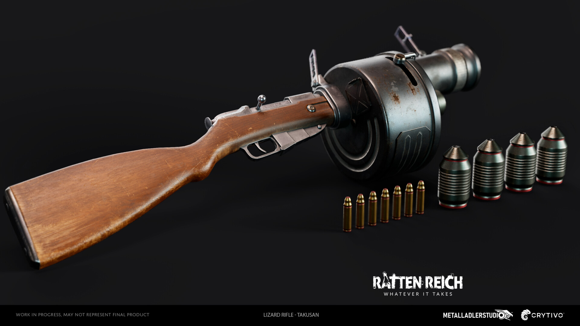 ArtStation - Lizard Grenade Launcher - Ichigo