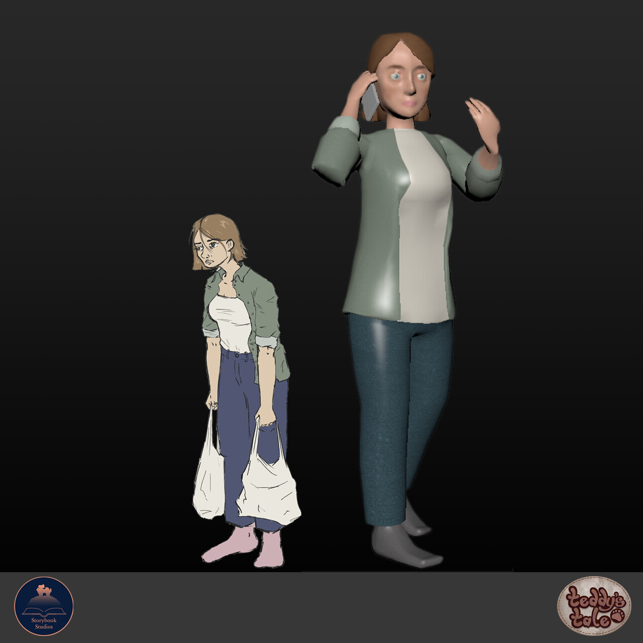 ArtStation - "Teddy's Tale" - Mom