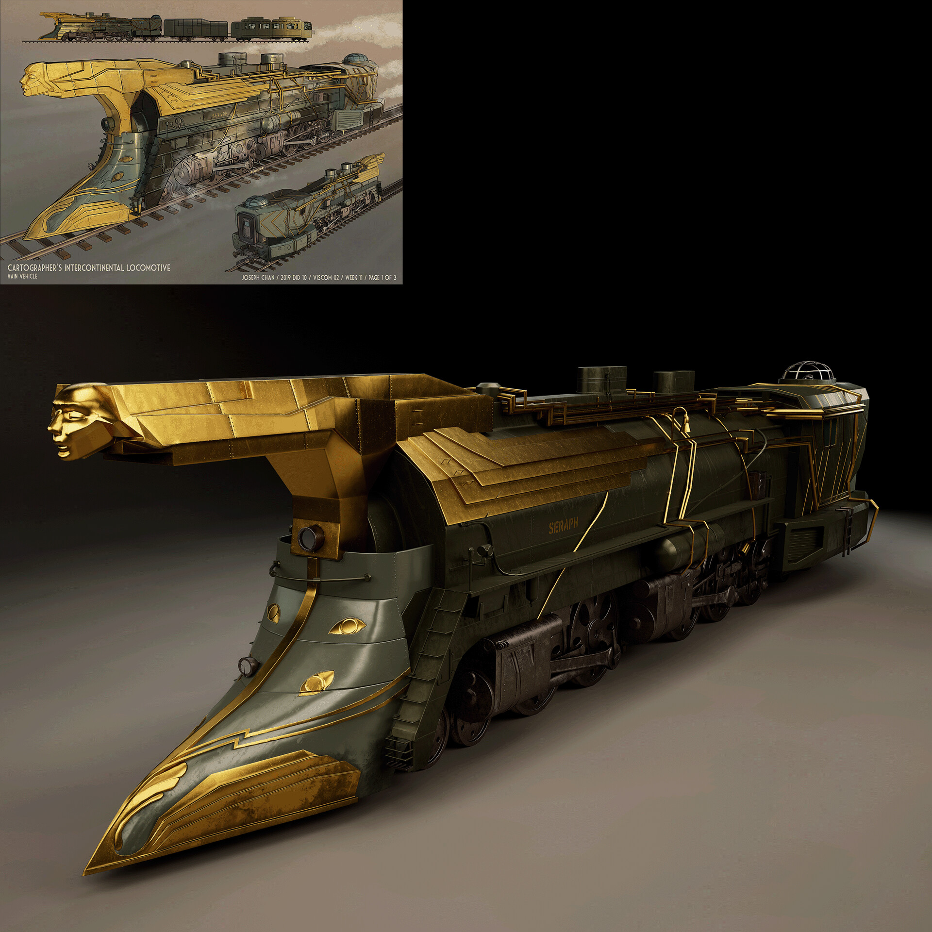 ArtStation - Cartographer's Locomotive