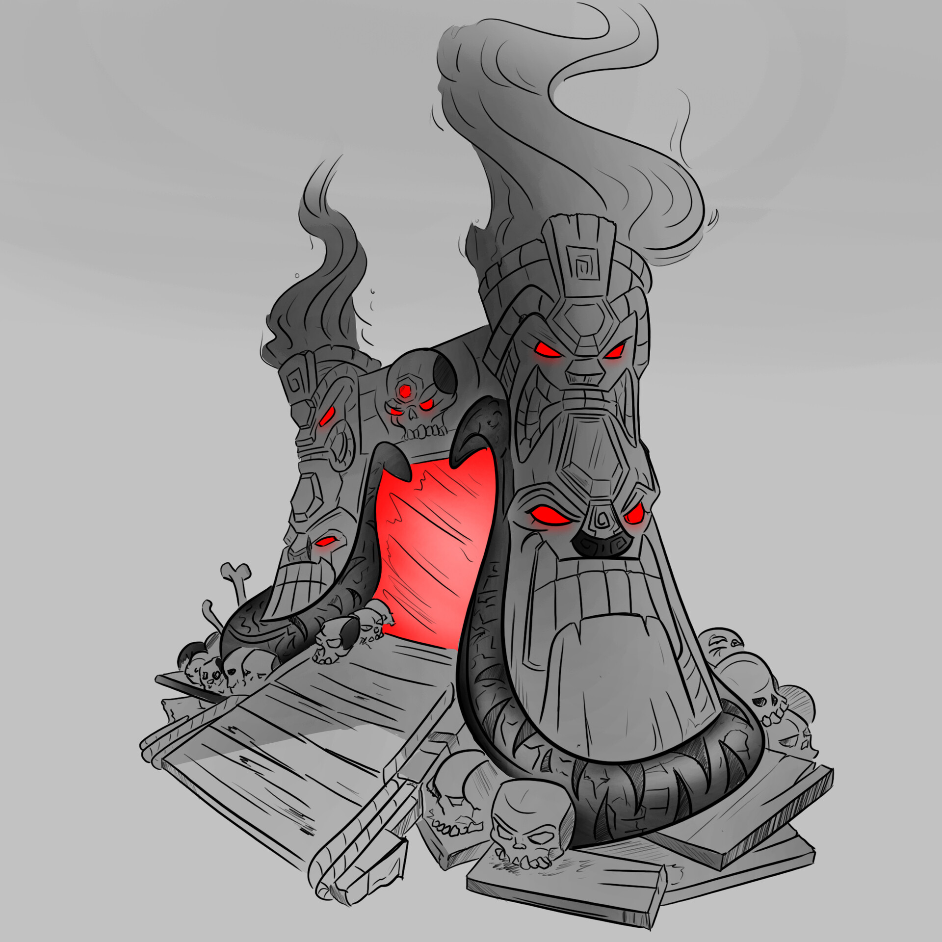 ArtStation - Medieval Enter Gate Concept Art