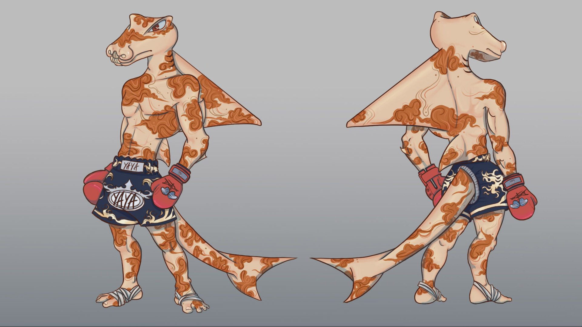 ArtStation - Boxer Shark : character design