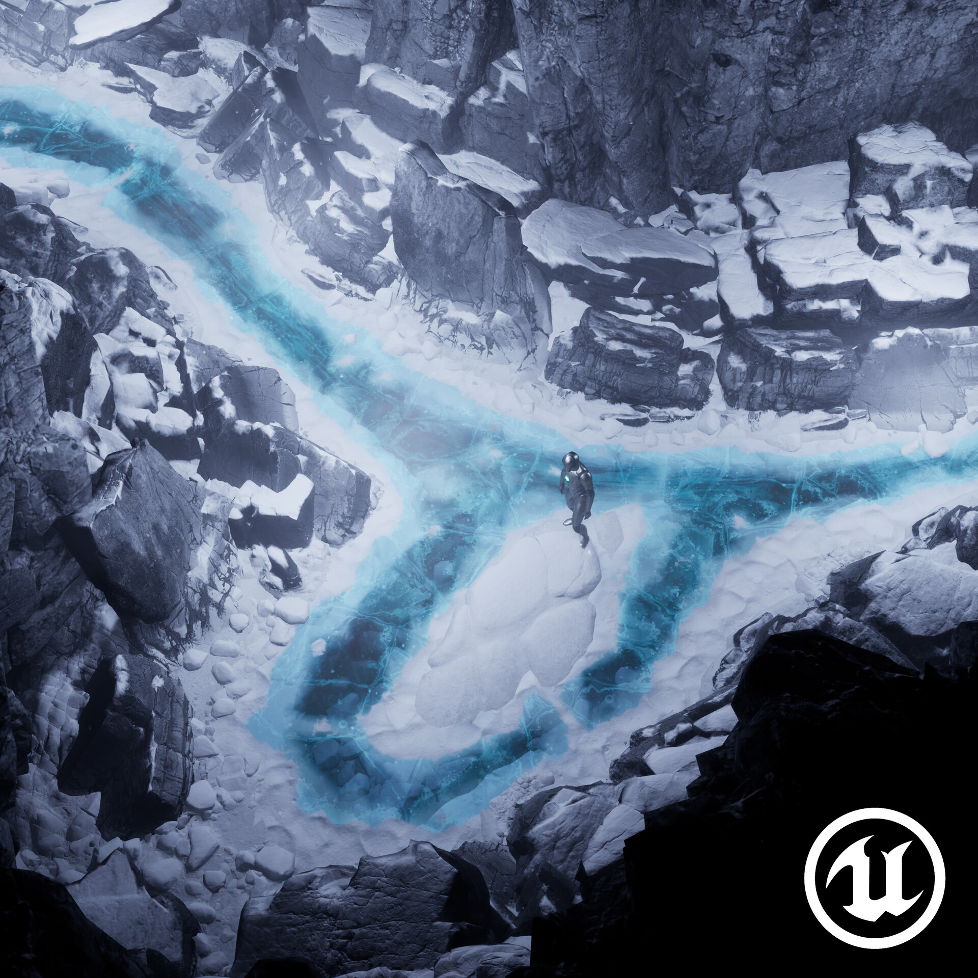 ArtStation - UE5 - Ice Cave Dungeon