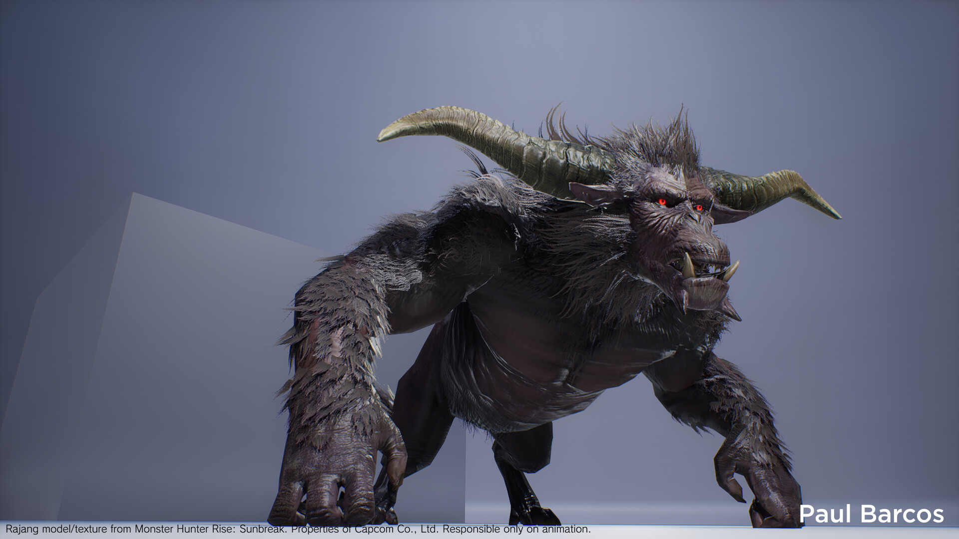 ArtStation - Rajang Creature Animation
