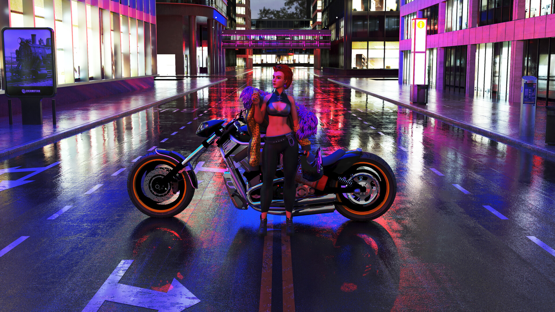 ArtStation - Cybergirl 2049 Renders Fase 3 Video Enviroment