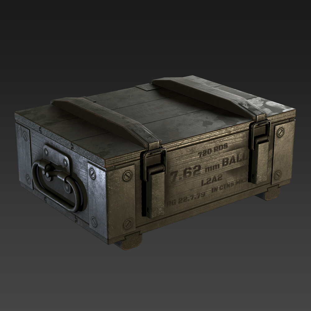 ArtStation - Ammo crate