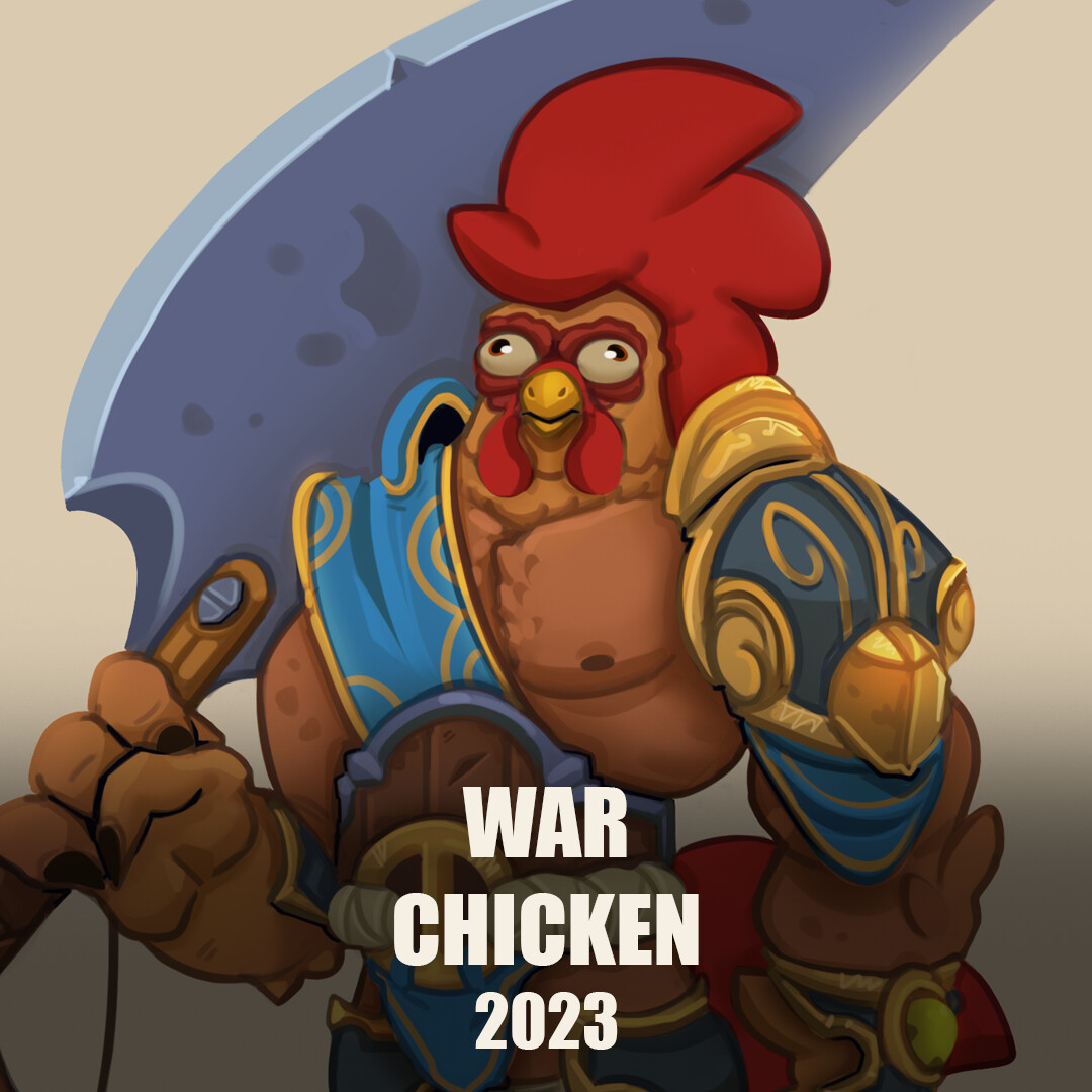 ArtStation - War Chicken concept art 2023X2019