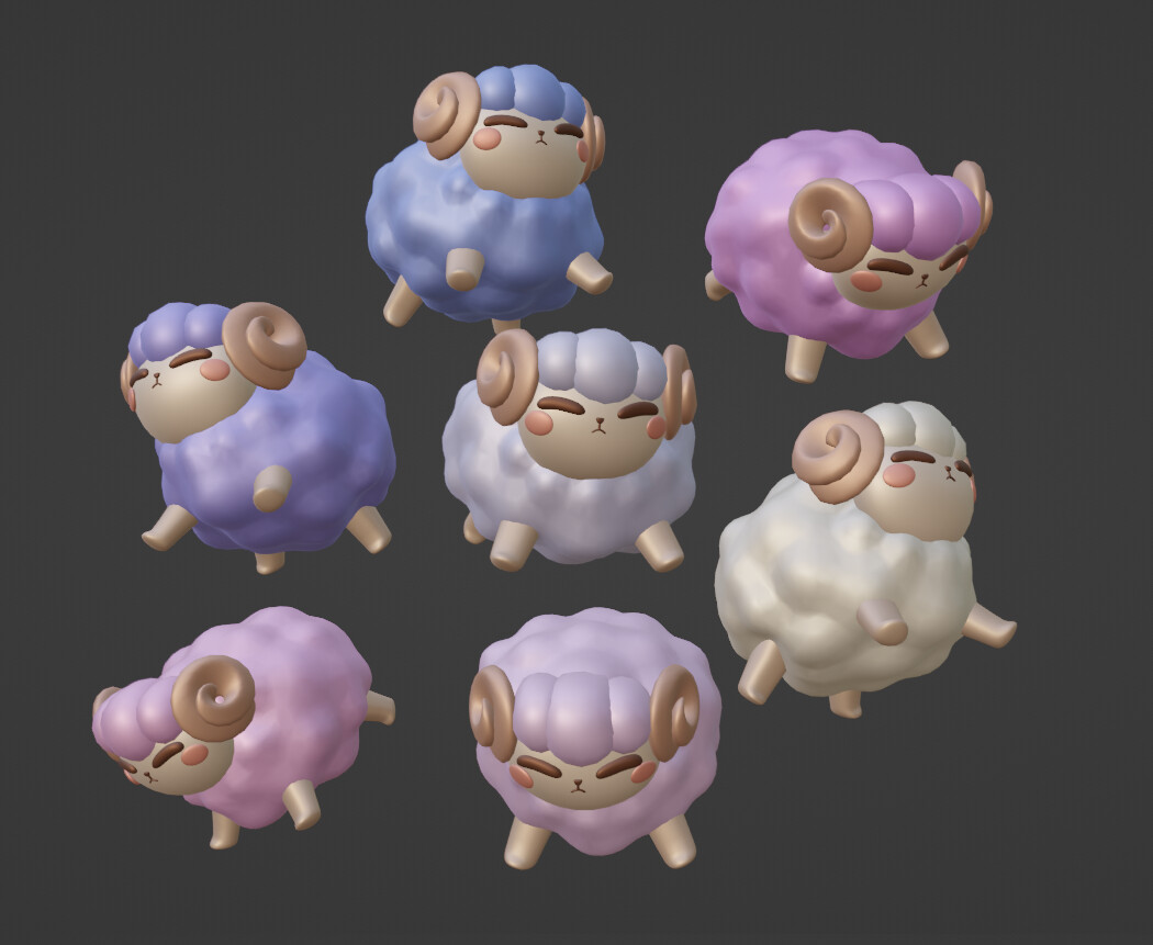 ArtStation - Sheep Plush