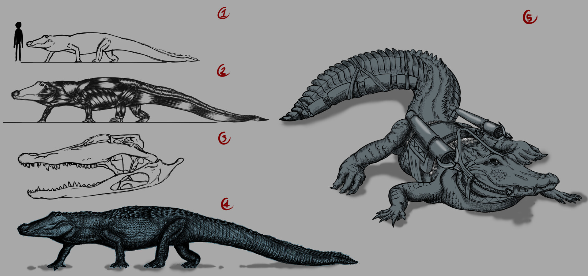 ArtStation - Creature Design Progress + Final