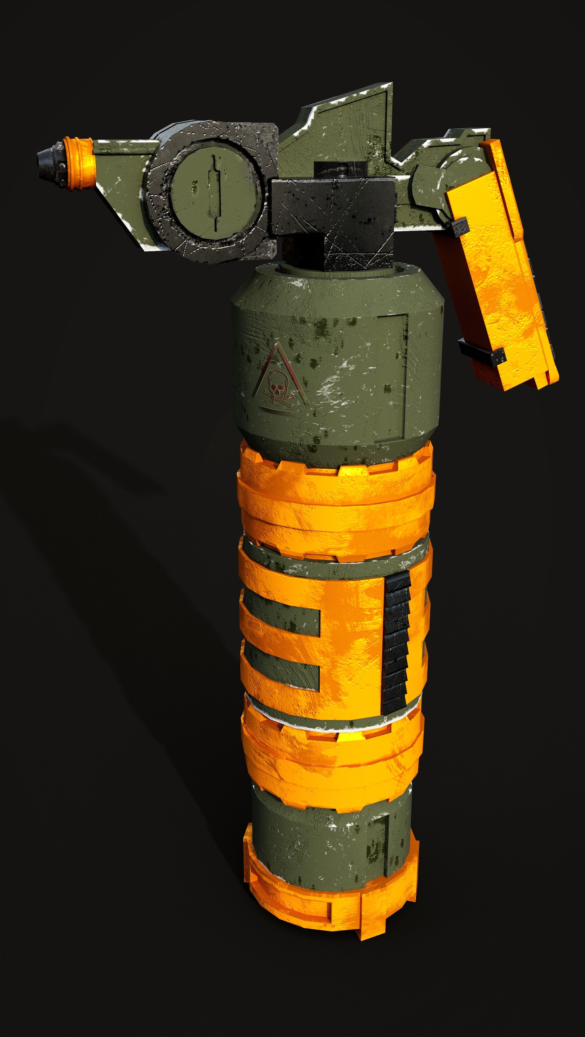ArtStation - Grenade with Fire Extinguisher looks