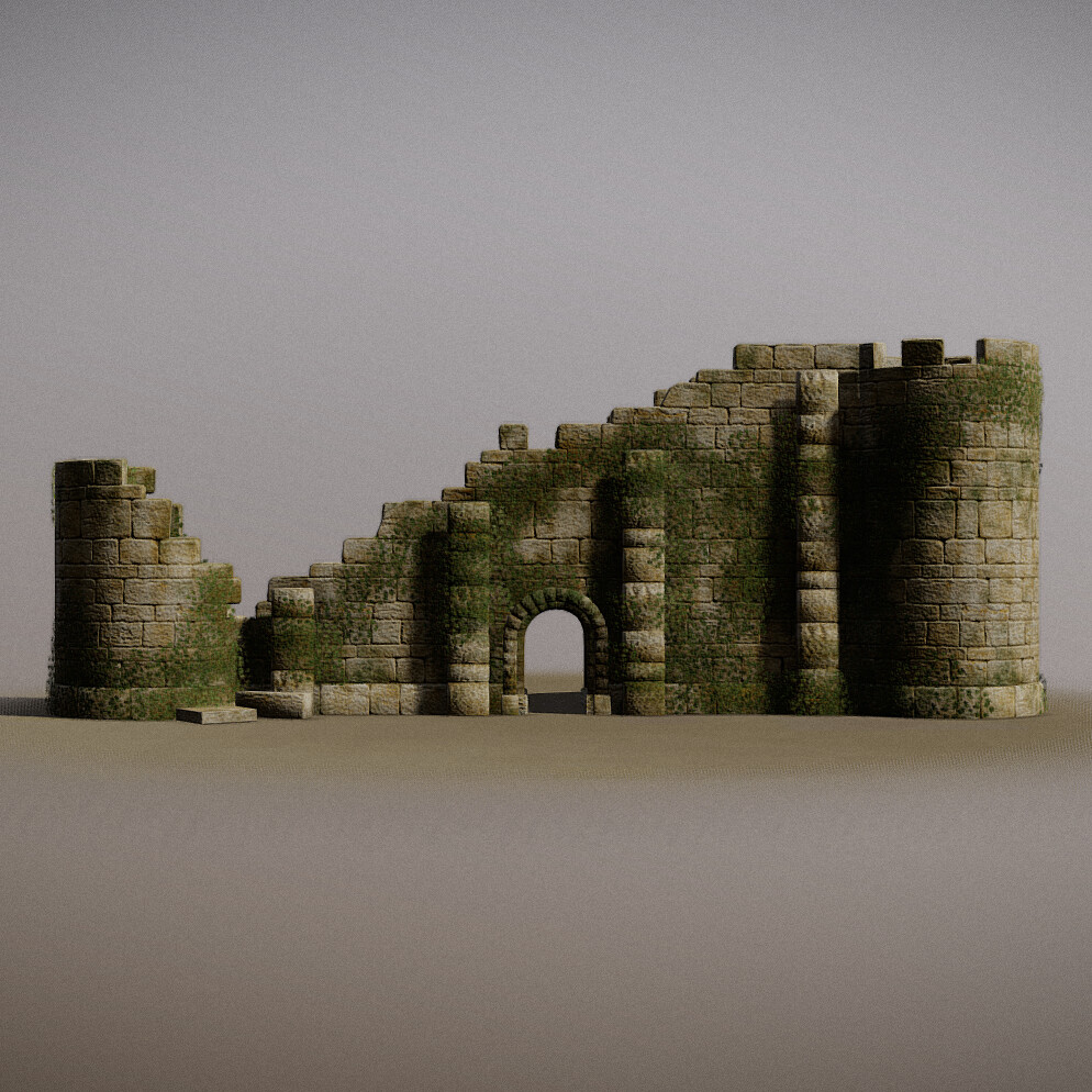 ArtStation - Broken Wall (Videogame Art)