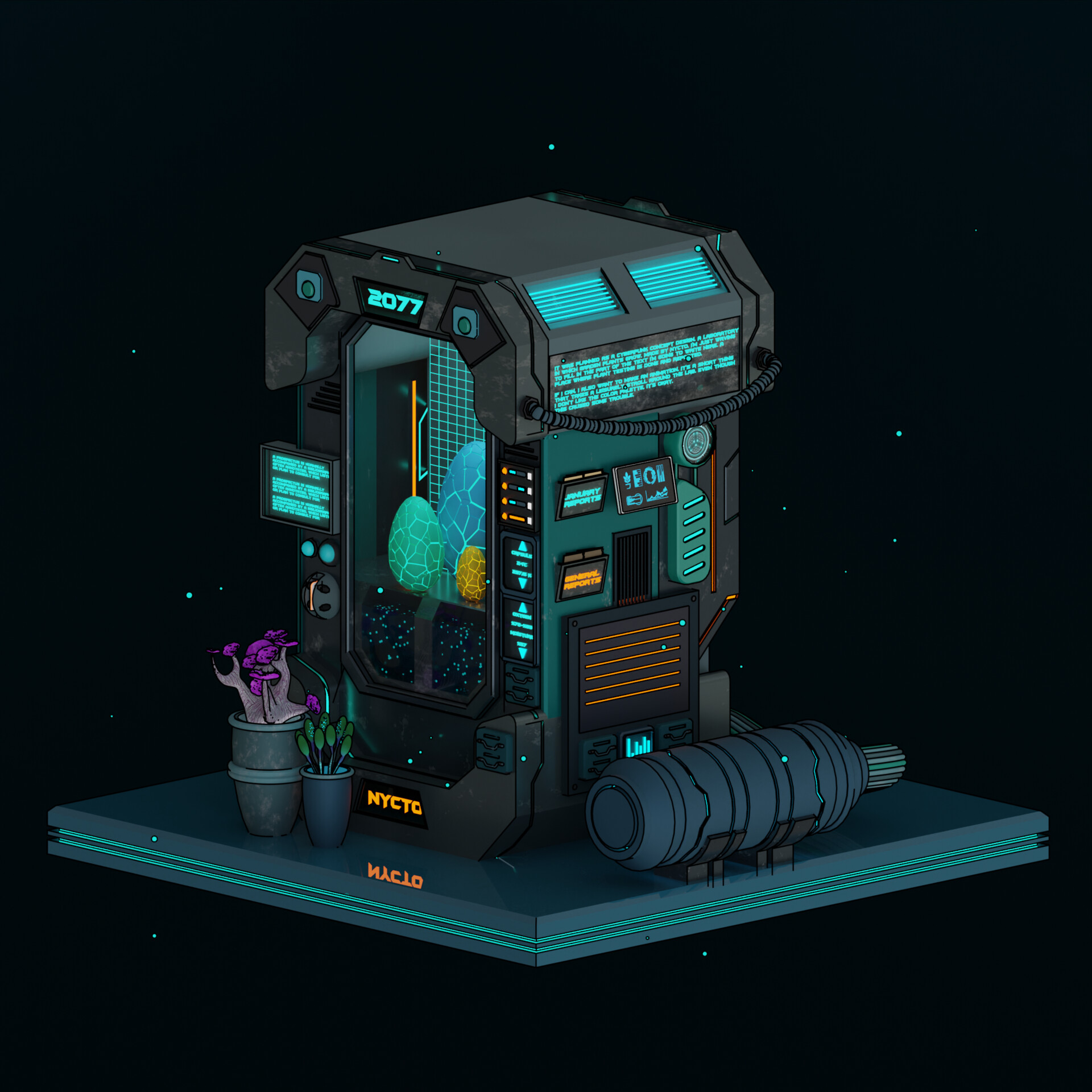 ArtStation - sci fi capsule