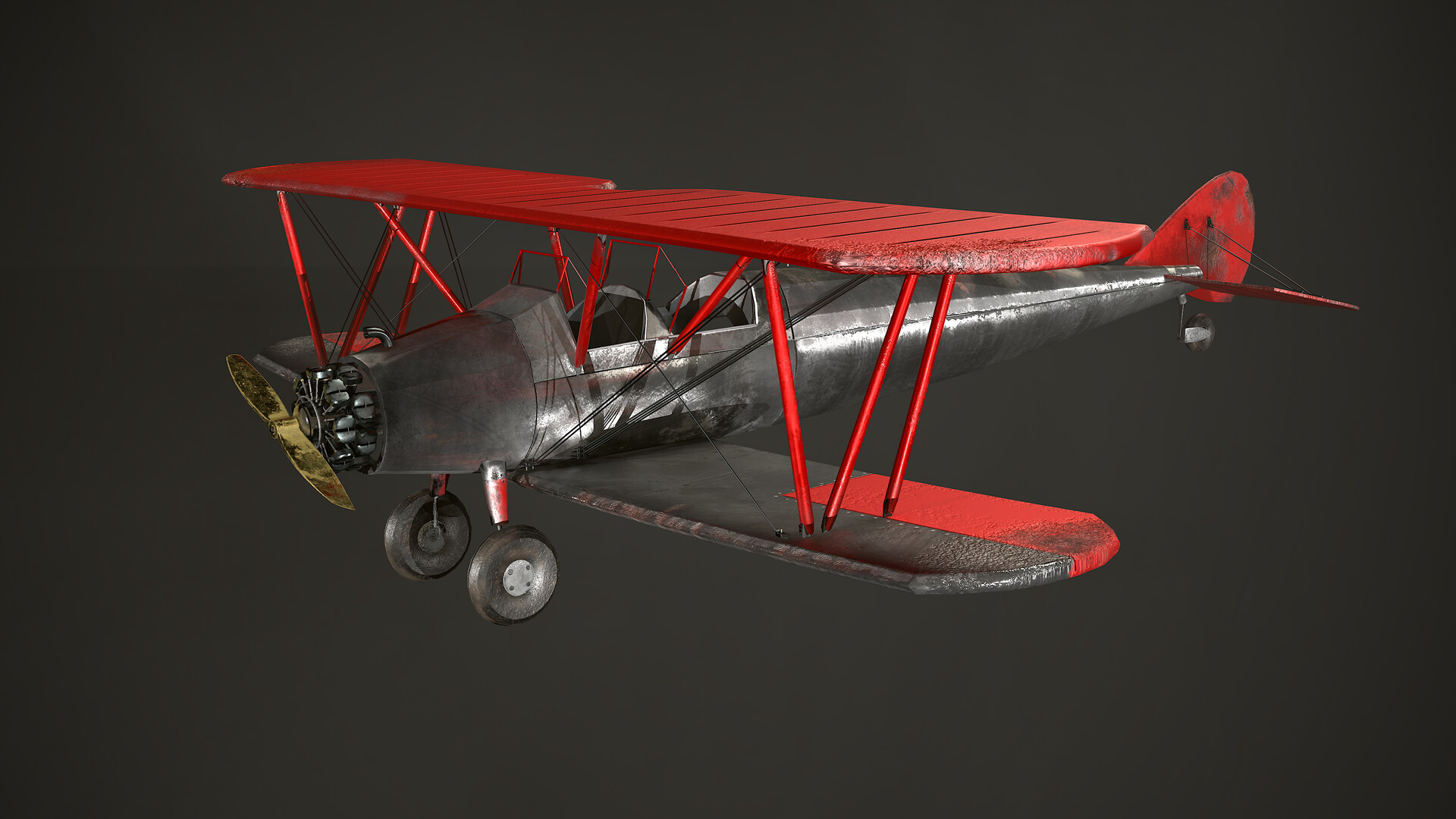 ArtStation - Damaged Air craft