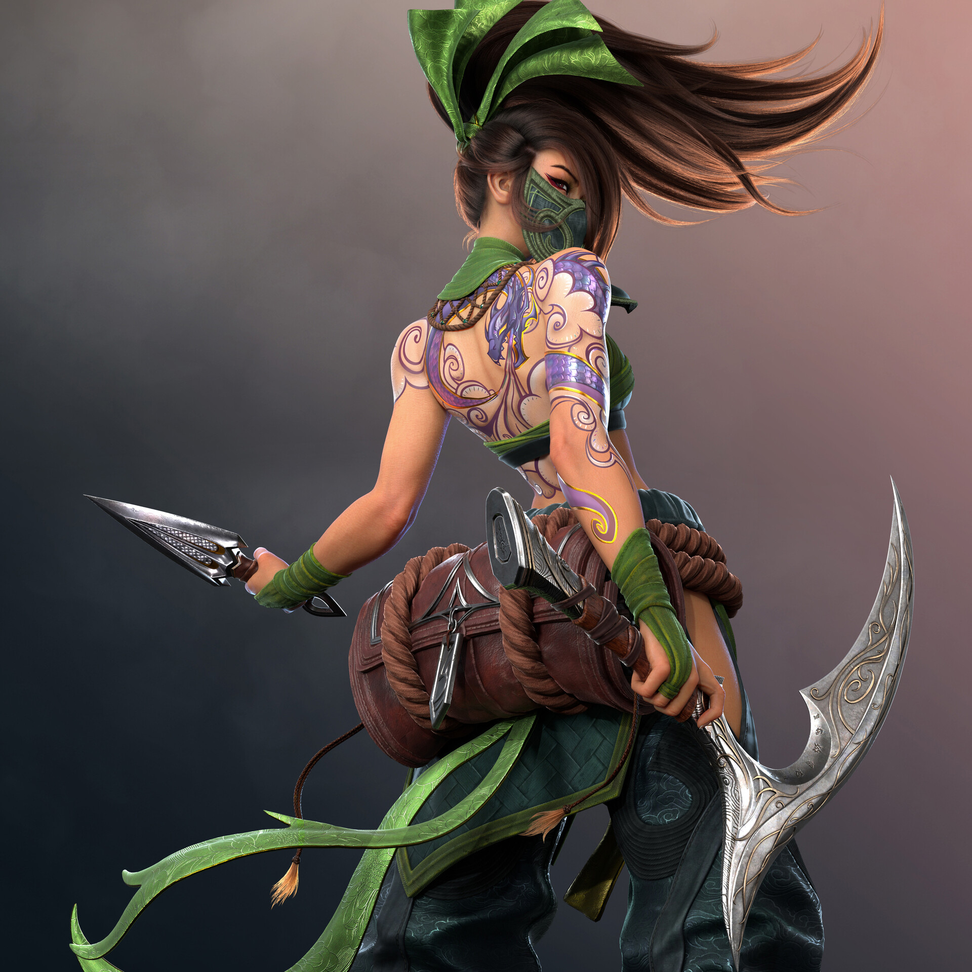 ArtStation - Akali