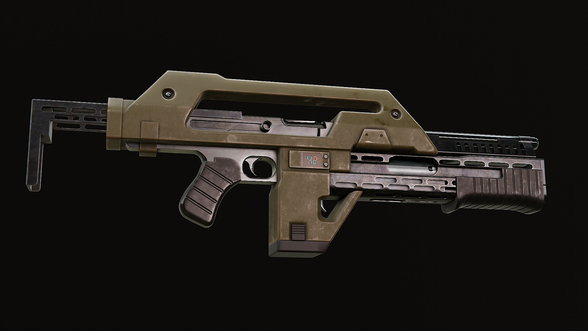 ArtStation - M41A Pulse Rifle
