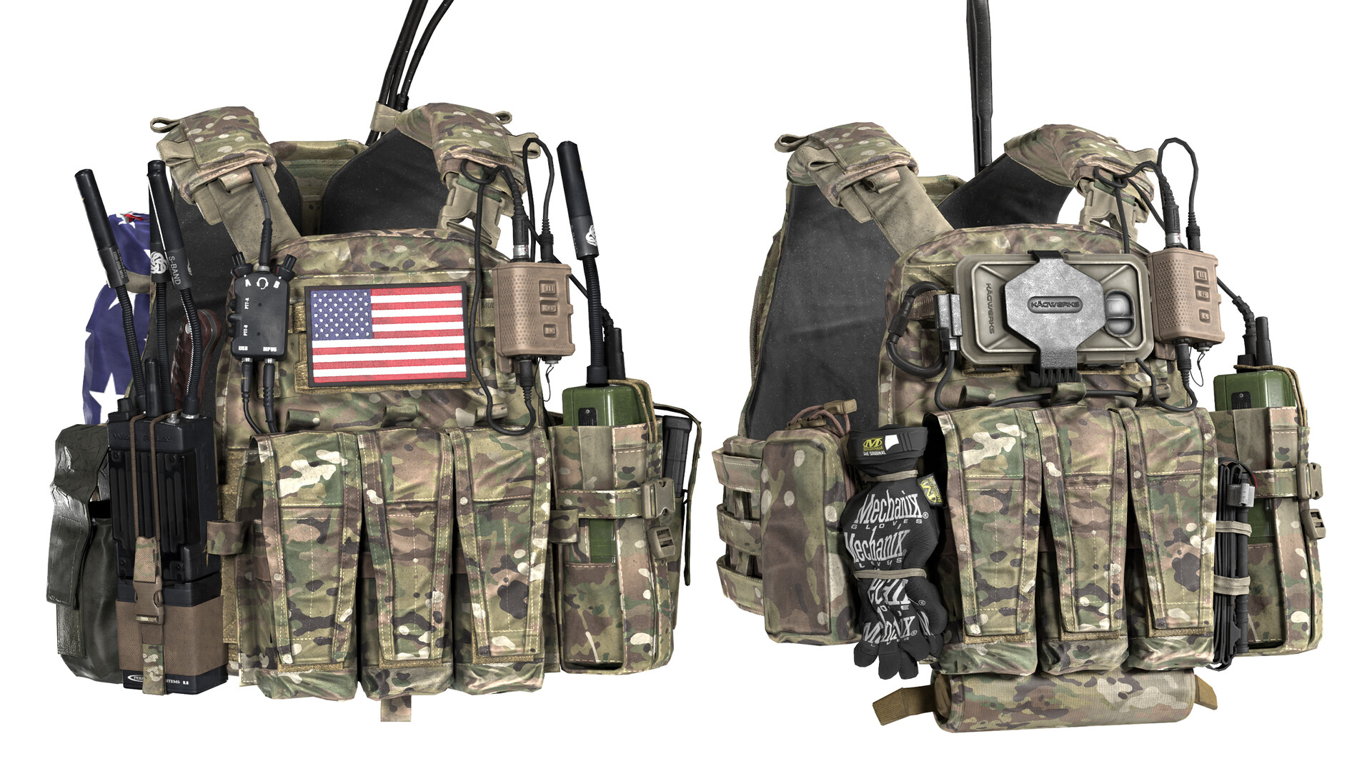 ArtStation - Game-Ready AVS Plate Carrier